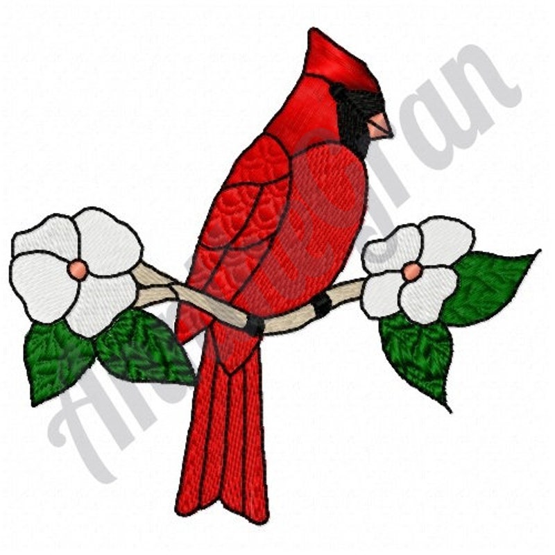 Cardinal Embroidery - Etsy