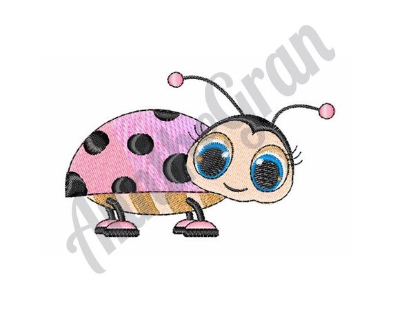 Cute Ladybug Embroidery Design. Machine Embroidery Design. | Etsy