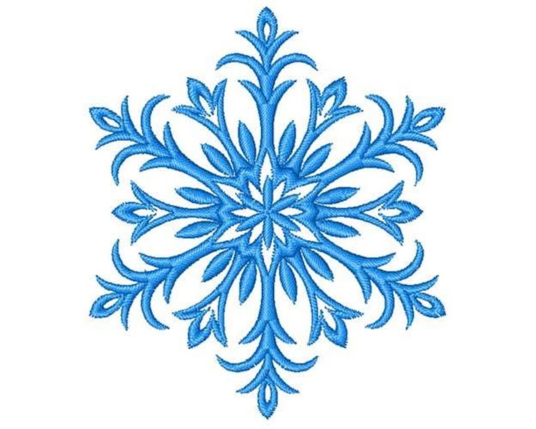Snowflake - Machine Embroidery Design - Etsy