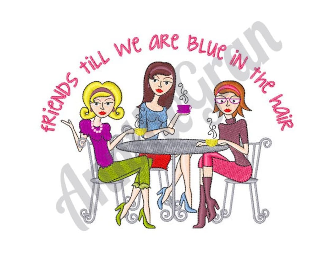 Friends Embroidery Design. Machine Embroidery Design. Good Times ...