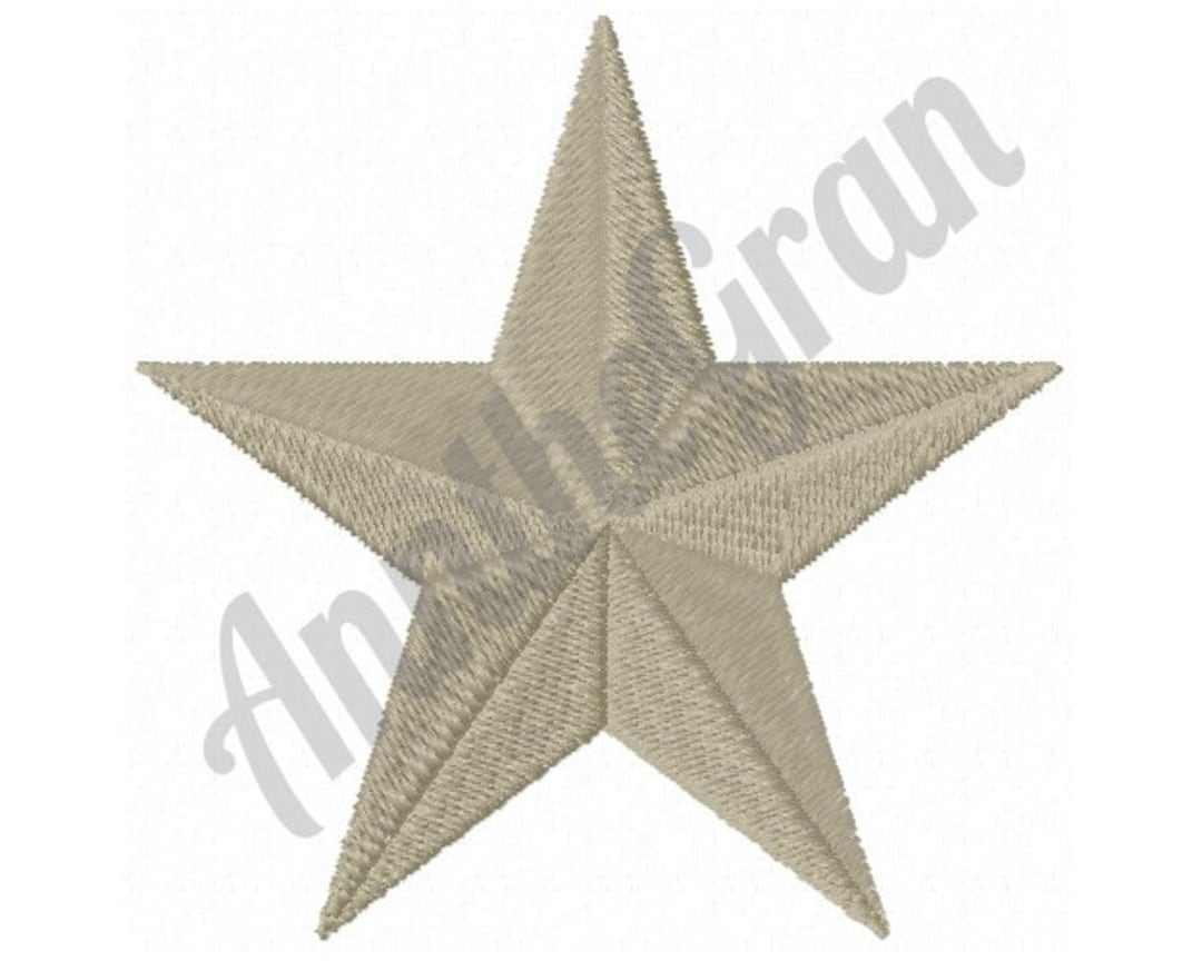 Star Embroidery Design. Machine Embroidery Design. Star Shape Pattern ...