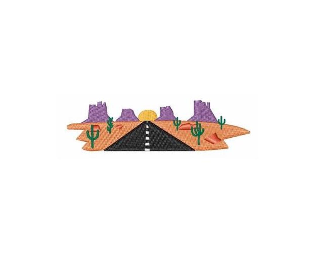 Southwest Highway - Machine Embroidery Design - Etsy