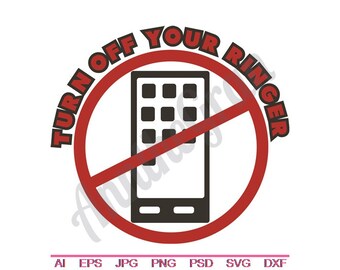 Turn off Cell Phones Sign - Etsy