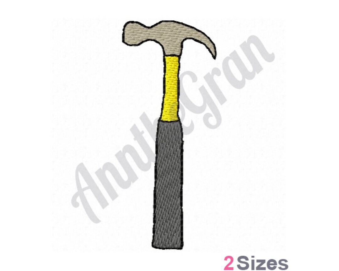 Claw Hammer Embroidery Design. Machine Embroidery Design. - Etsy