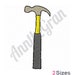 Claw Hammer Embroidery Design. Machine Embroidery Design. - Etsy