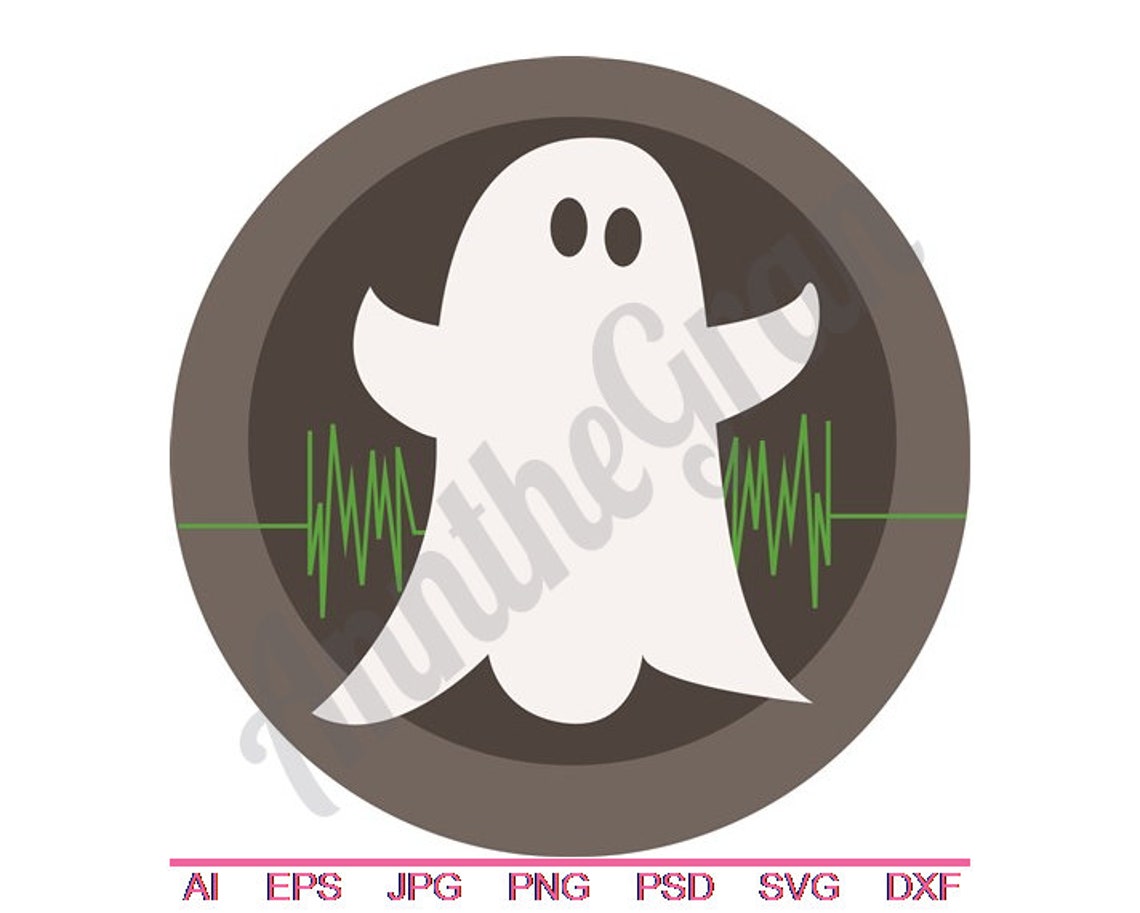 Ghost Hunter Svg Dxf Eps Png Jpg Vector Art Clipart | Etsy