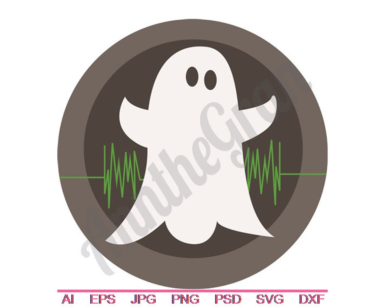 Ghost Hunter Svg Dxf Eps Png Jpg Vector Art Clipart | Etsy