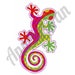 Gecko Embroidery Design. Lizard Embroidery Pattern. Machine Embroidery ...