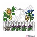 Flower Garden Fence Embroidery Design. Machine Embroidery Design ...