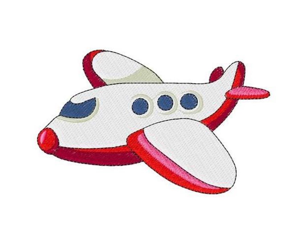 Toy Airplane - Machine Embroidery Design, Flying Plane Embroidery ...