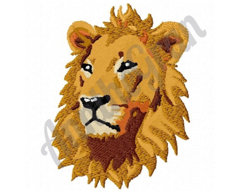 Lion Head Embroidery Design. Machine Embroidery Design. Lion Pattern ...