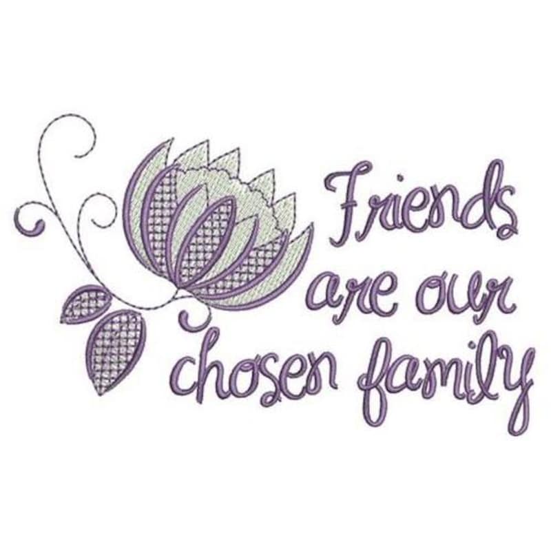 Friends Embroidery - Etsy