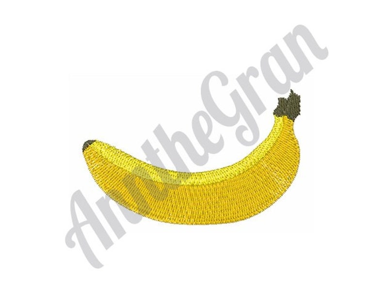 Banana Embroidery Design. Machine Embroidery Design. Fruit - Etsy