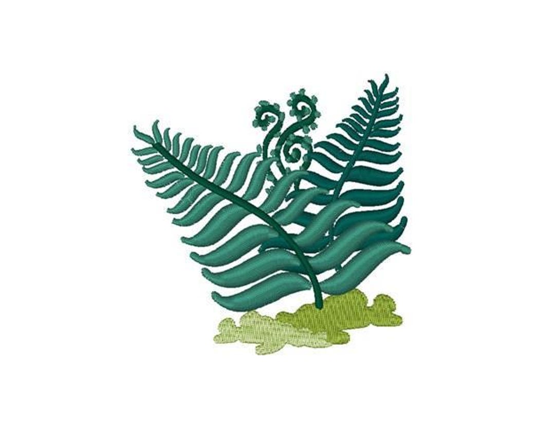 Fern Plant - Machine Embroidery Design - Etsy