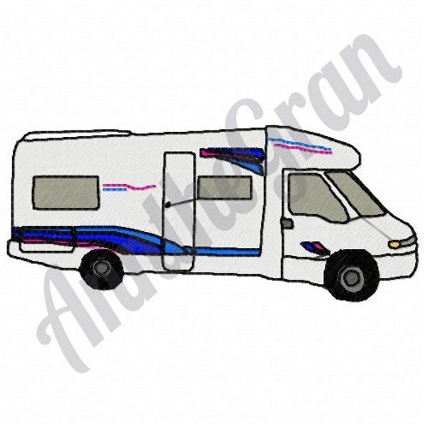 Camper Embroidery - Etsy