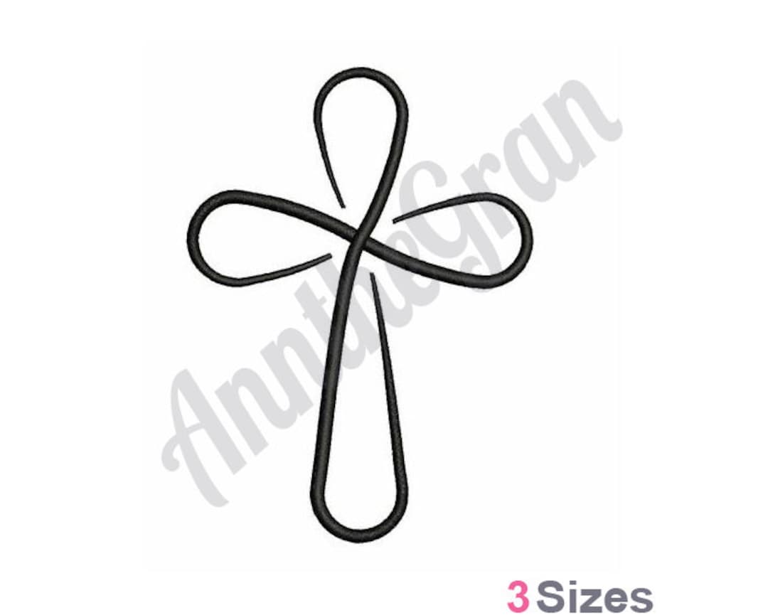 Cross Machine Embroidery Design 3 Sizes, Christian Cross Embroidery ...