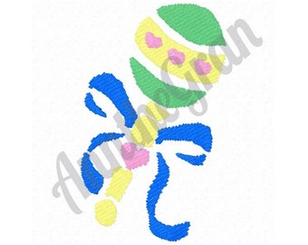 Baby Rattle Machine Embroidery Design Embroidery Designs - Etsy