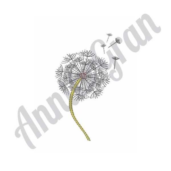 Dandelion Embroidery - Etsy