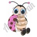 Ladybug Girl Embroidery Design. Machine Embroidery Design. Ladybug ...