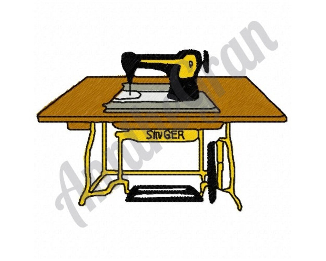 Singer Sewing Machine - Machine Embroidery Design - Etsy