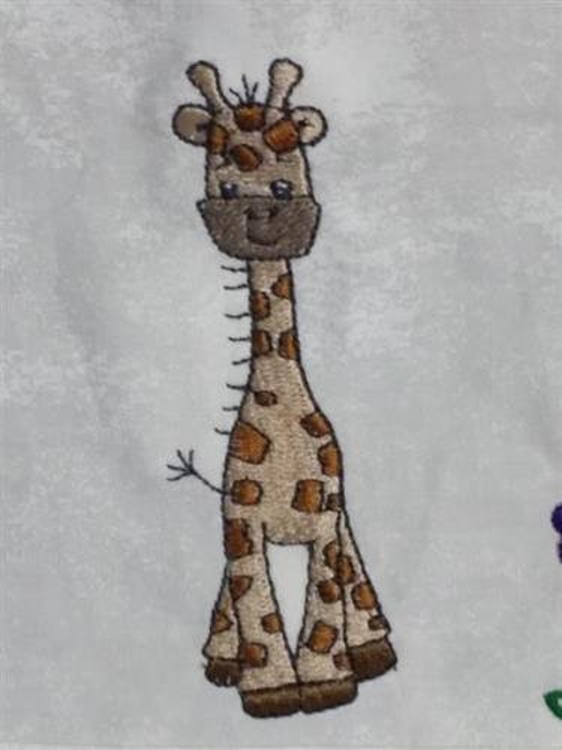 Giraffe Embroidery Design - Etsy