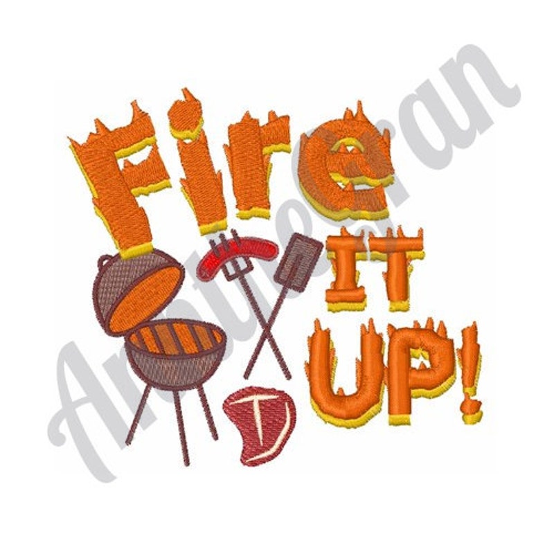 Grill Embroidery - Etsy