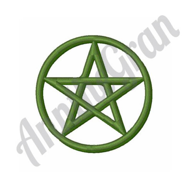 Pentagram Embroidery - Etsy