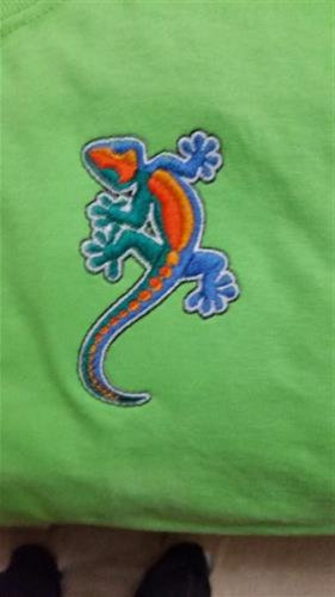 Colorful Gecko Embroidery Design. Machine Embroidery Design. - Etsy