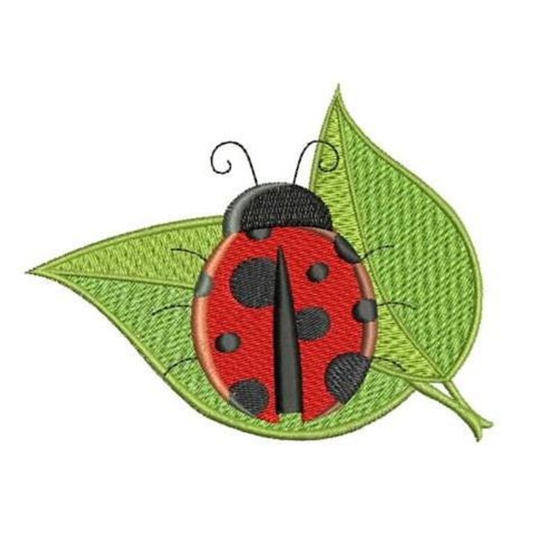 Ladybug Embroidery - Etsy
