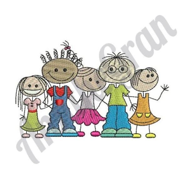 Machine Embroidery Design Kids - Etsy