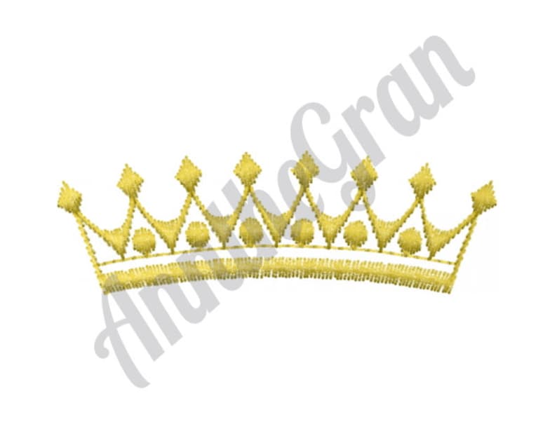 Tiara Crown Embroidery Design. Machine Embroidery Design. - Etsy
