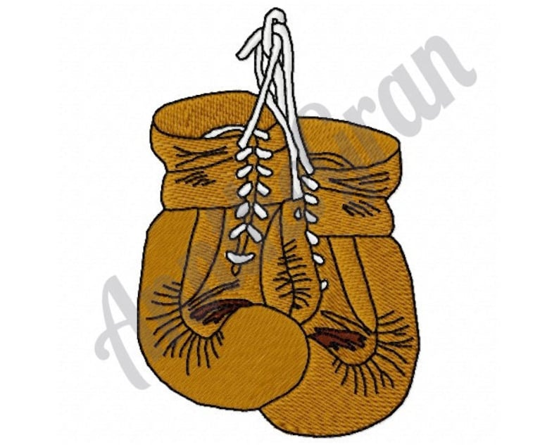 Boxing Gloves Embroidery Design. Boxing Pattern. Machine Embroidery ...