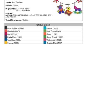Toy Clothesline - Machine Embroidery Design - Etsy