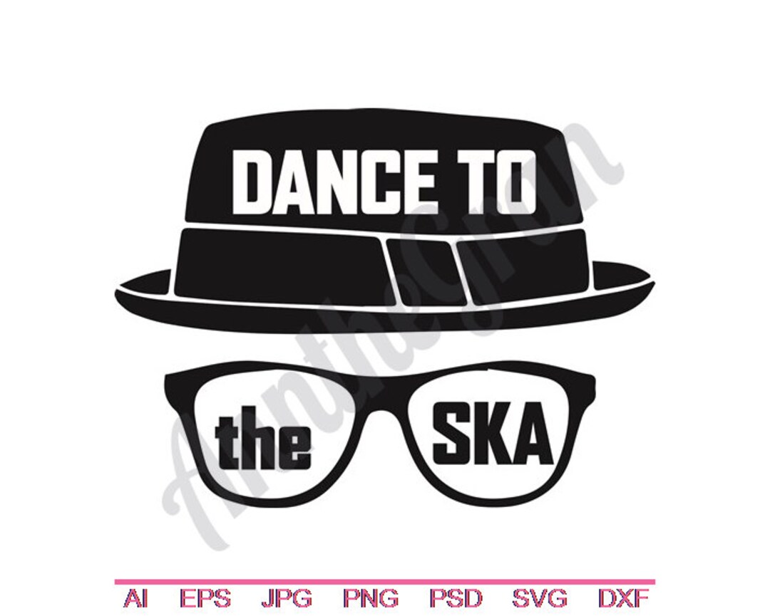 Dance to the SKA Svg, Dxf, Eps, Png, Jpg, Vector Art, Clipart, Cut File ...