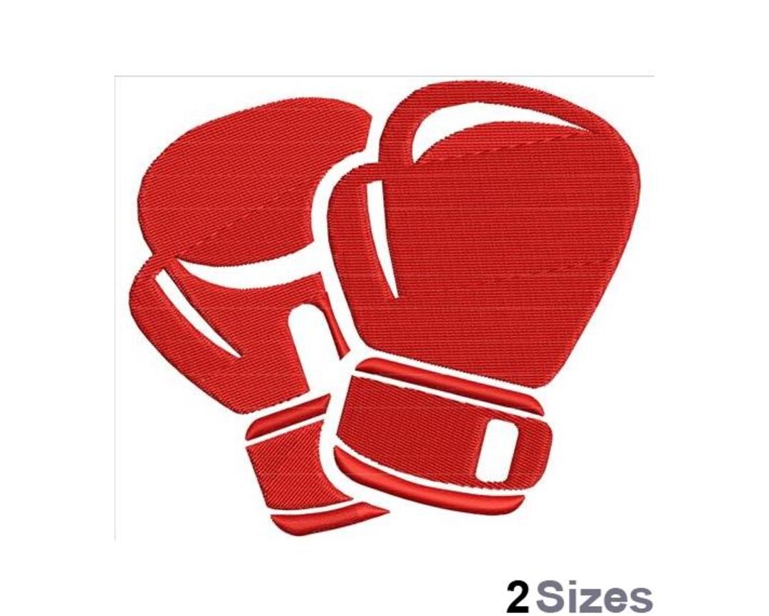 Boxing Gloves - Machine Embroidery Design - 2 Sizes, Fighters Gloves ...