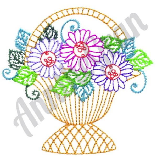 Embroidery Basket - Etsy