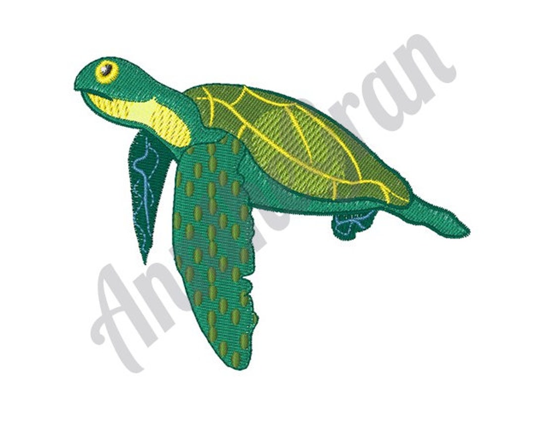 Sea Turtle Embroidery Design. Machine Embroidery Design. Baby Turtle ...