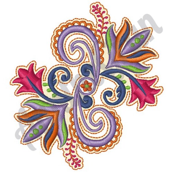 Floral Embroidery Pattern - Etsy