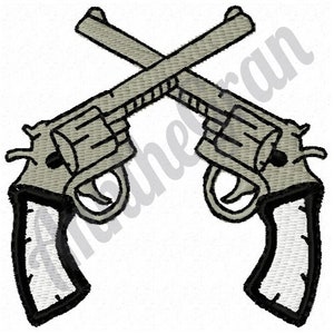 Guns Embroidery Design. Pistols Embroidery Design. Machine Embroidery ...