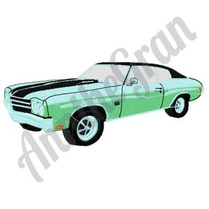 American Muscle Car. Machine Embroidery Design. Sports Car Embroidery ...