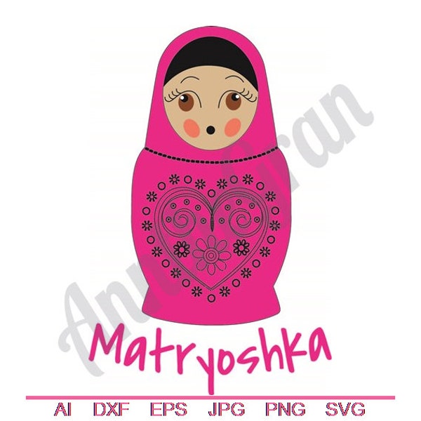 Matryoshka Clipart - Etsy