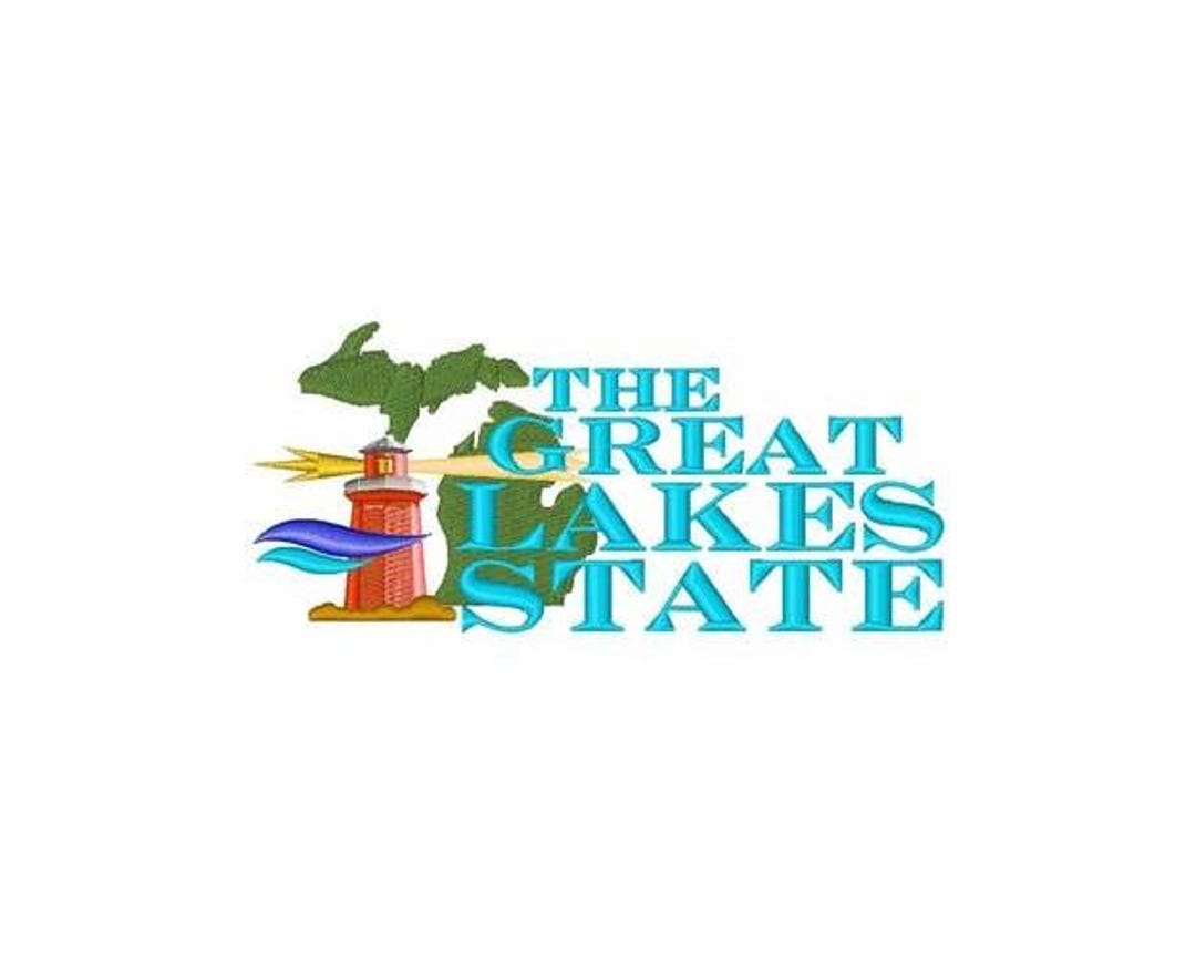 Great Lakes State - Machine Embroidery Design - Etsy