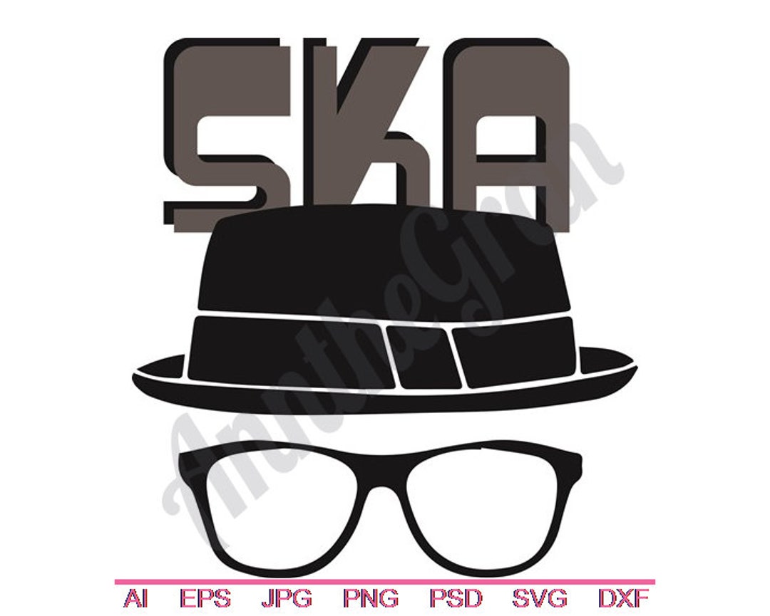 SKA Fedora Svg, Dxf, Eps, Png, Jpg, Vector Art, Clipart, Cut File ...