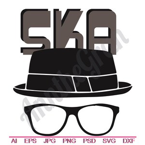 SKA Fedora Svg, Dxf, Eps, Png, Jpg, Vector Art, Clipart, Cut File ...