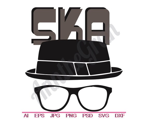 SKA Fedora Svg Dxf Eps Png Jpg Vector Art Clipart Cut | Etsy