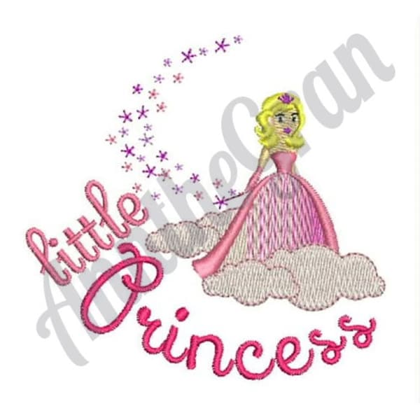 Princess Embroidery Design - Etsy