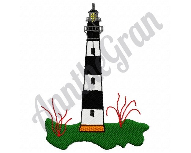 Lighthouse Embroidery Design. Machine Embroidery Design. Light - Etsy