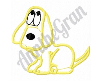 Dog Outline Machine Embroidery Design - Etsy