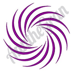 Spiral Swirl Machine Embroidery Design, Spirals Embroidery Pattern ...