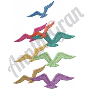 Sea Bird Embroidery Design - Etsy